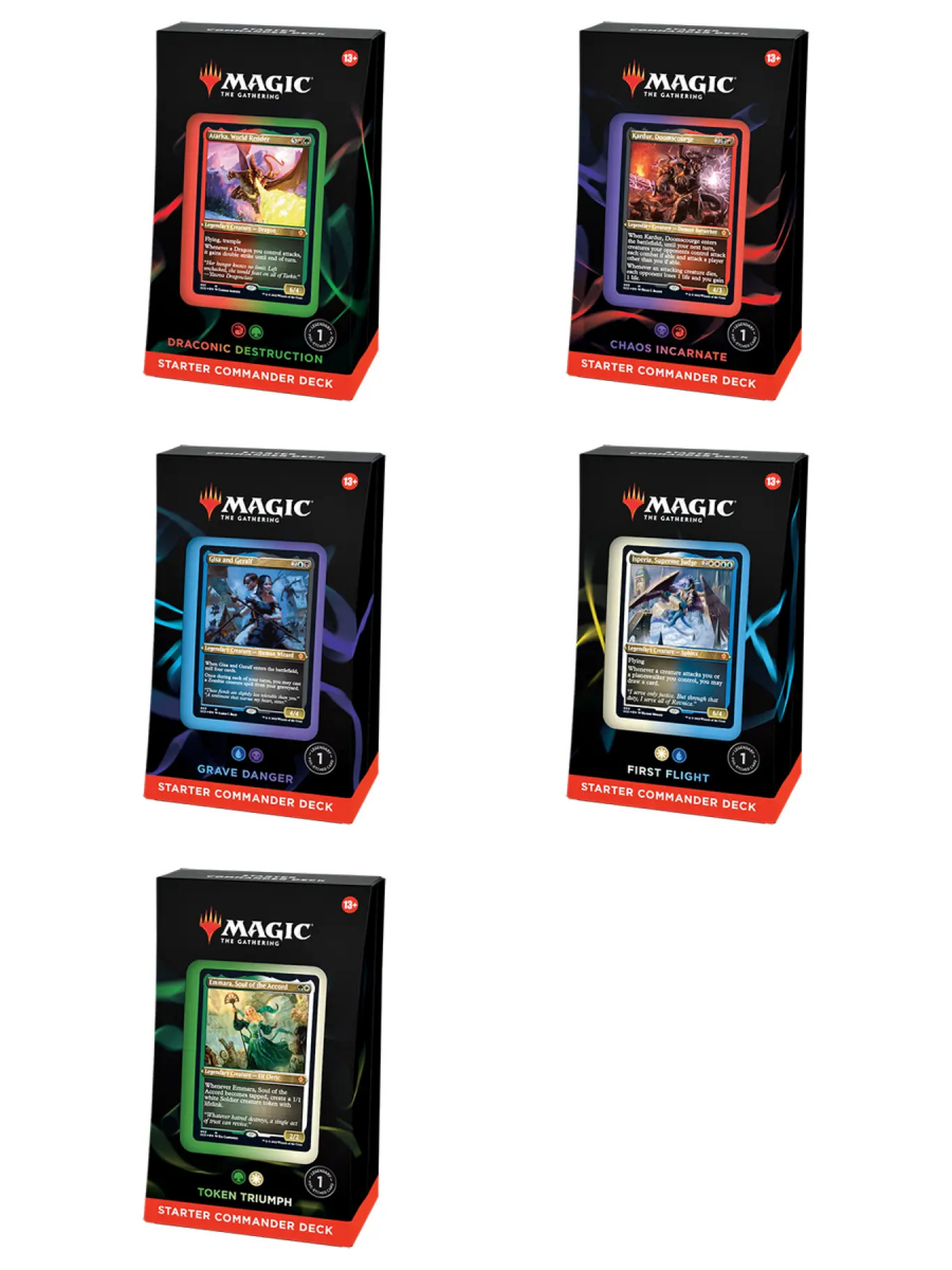 Kártyajáték Magic: The Gathering 2022 - Starter Commander Deck Set