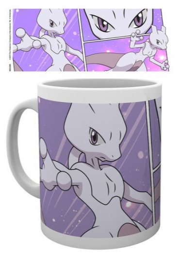 Pokémon bögre- Mewtwo Comic Panels - Xzone.hu