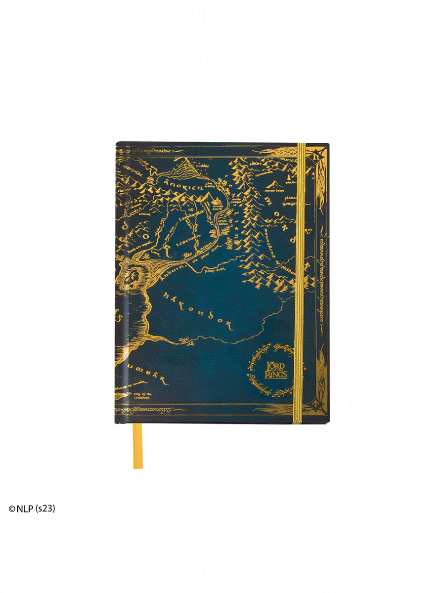 Jegyzetfüzet The Lord of the Rings - Middle Earth Map - Xzone.hu